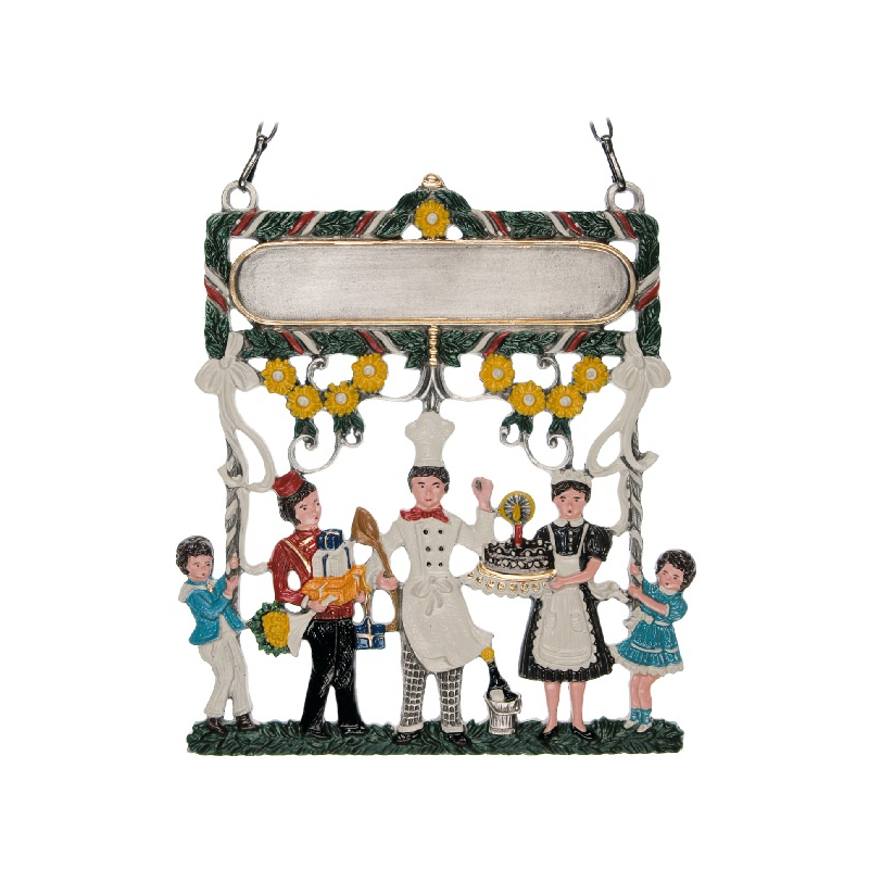 Zinnbild Geburtstagsbild zum Gravieren