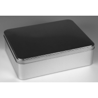 Metalldose silber (260 x 202 x 70 mm)